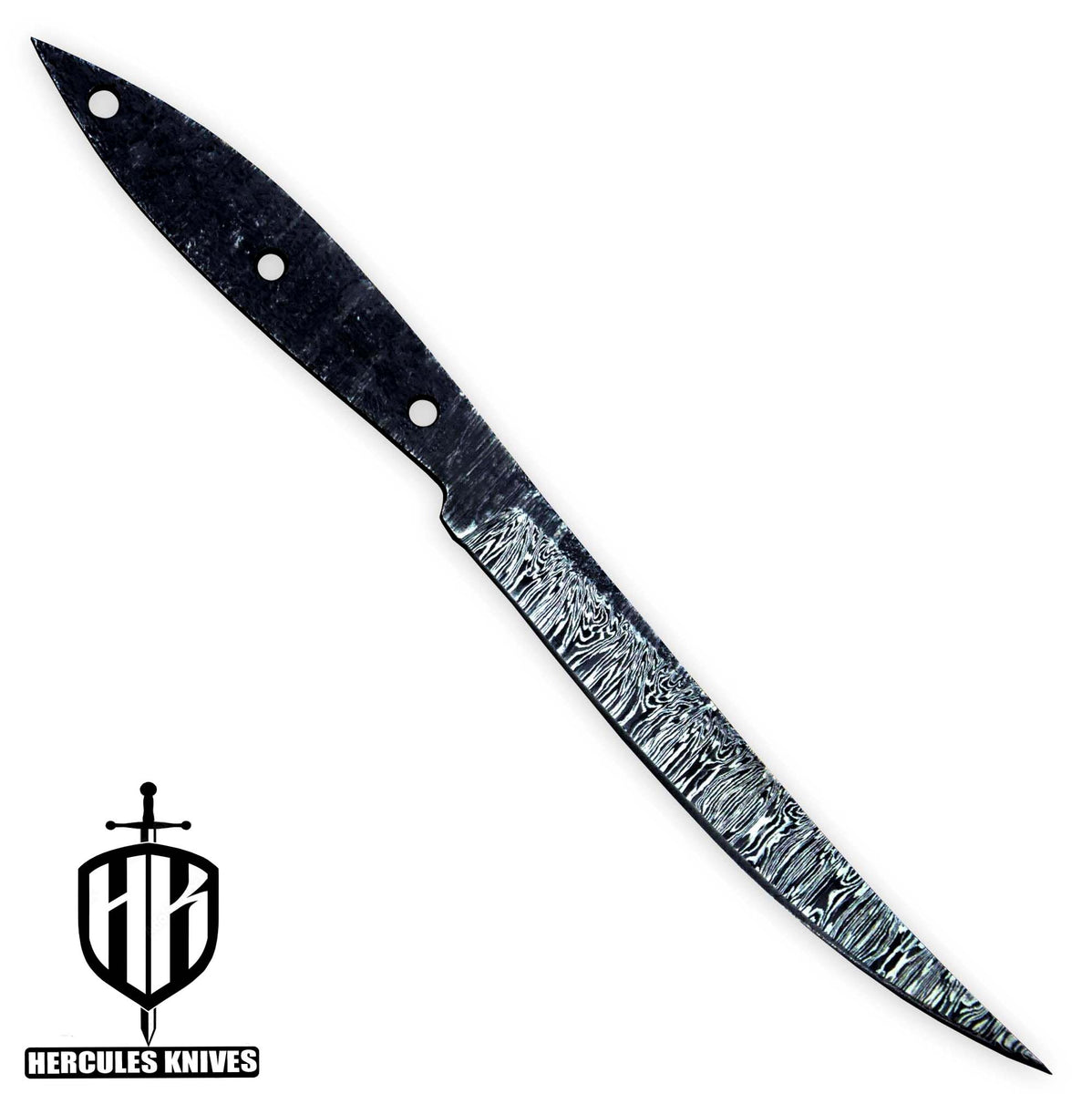 Hercules Custom 11.0"OAL Hand Forged Hammered Damascus Steel Blank ...
